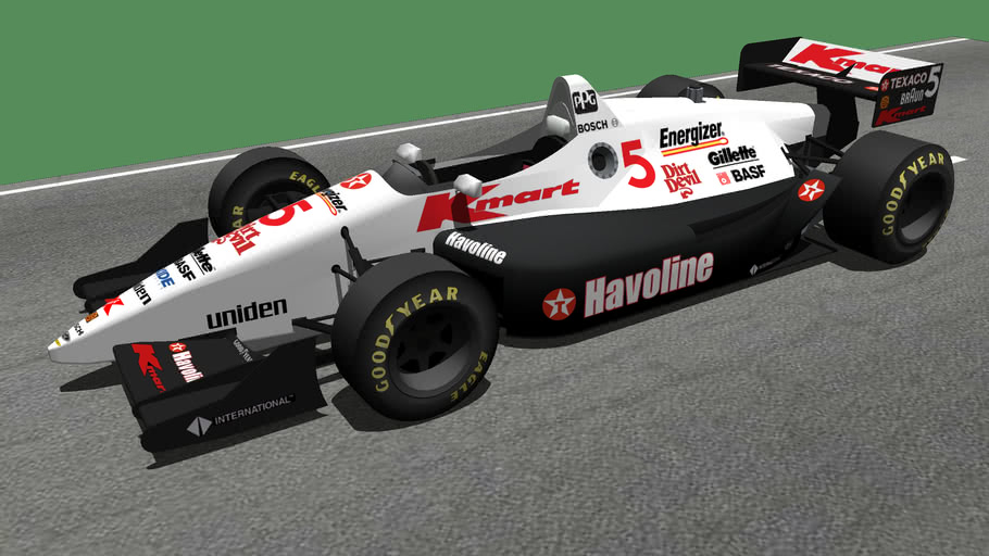 Newman/HAAS, Lola Cosworth HB T93-00, Indycar 1993 | 3D Warehouse