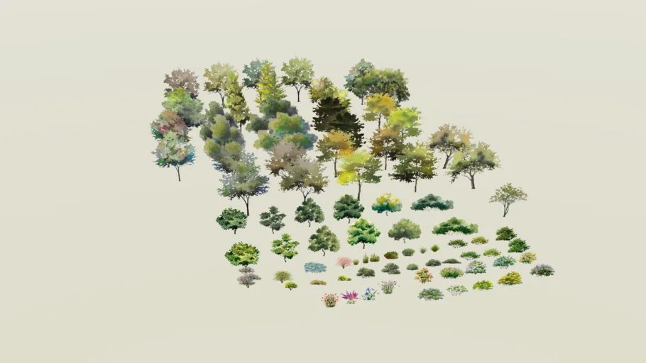 2D plants | 3D Warehouse