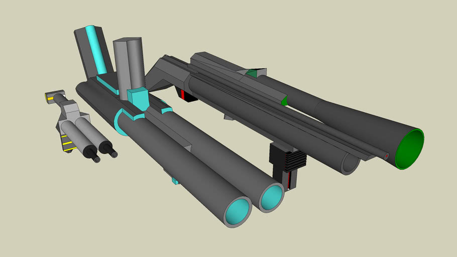 Future Gun Set | 3D Warehouse