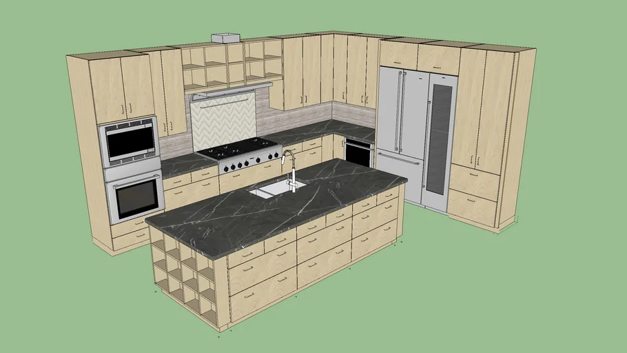 Kitchen 01 | 3D Warehouse