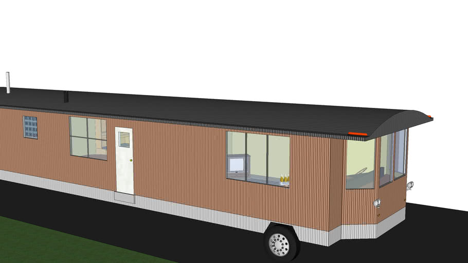 Mobile Home on Wheels | 3D Warehouse