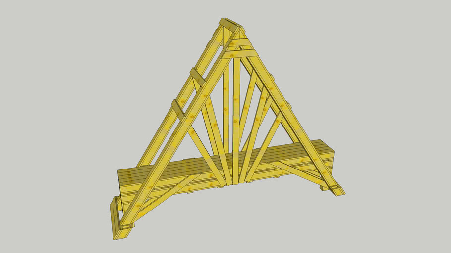 Balsa wood Bridge | 3D Warehouse