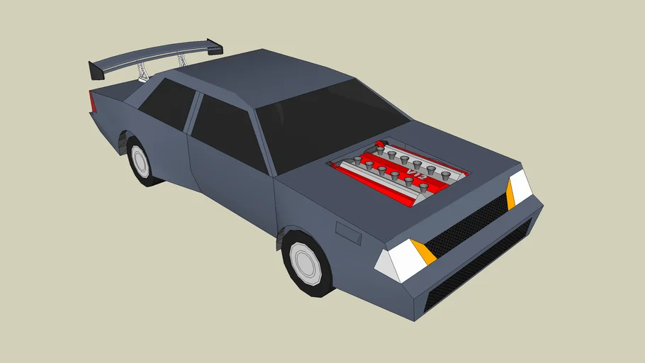 modified boxy sedan | 3D Warehouse