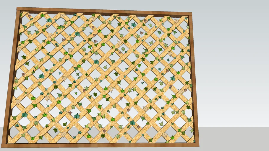 trellis with moderate leafage | 3D Warehouse