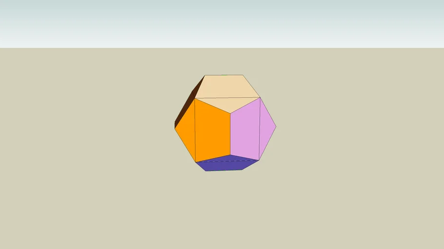 dodecahedron, with scafolding | 3D Warehouse