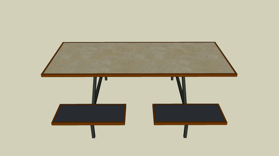CAFETERIA TABLE | 3D Warehouse