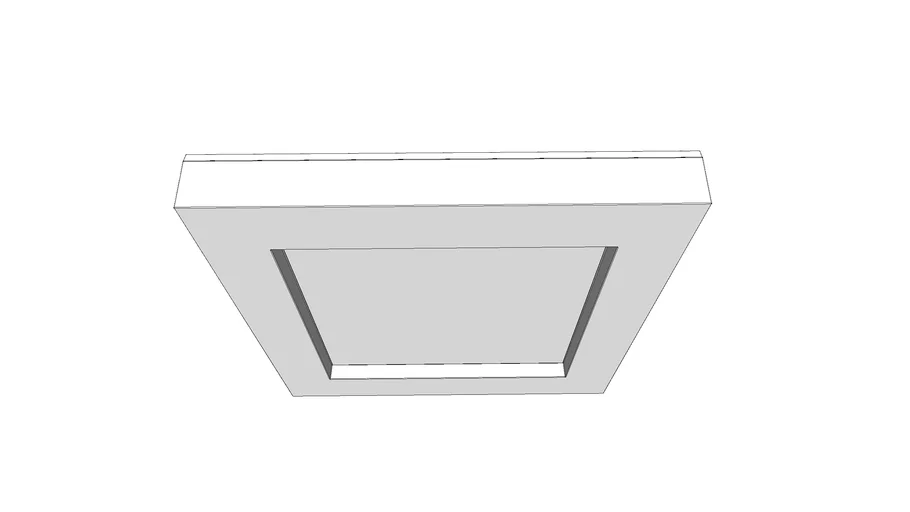 Plafon difuso Aura 25W-9W LED Interlight | 3D Warehouse
