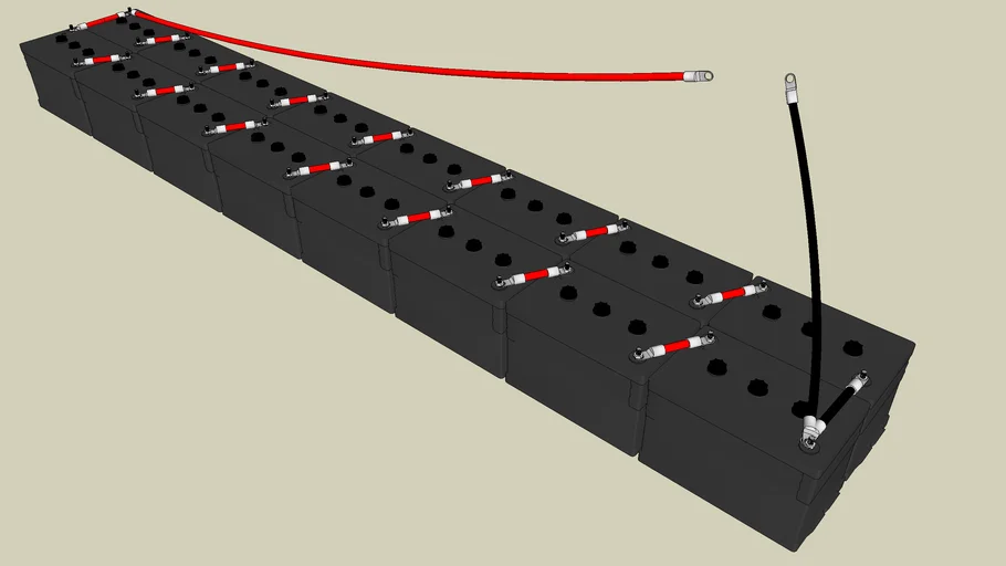 Battery bank | 3D Warehouse