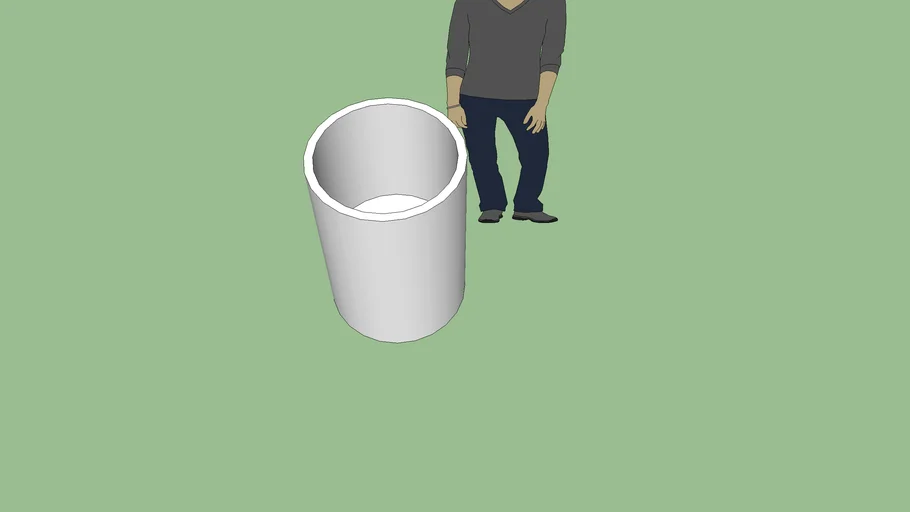 shop trash can | 3D Warehouse