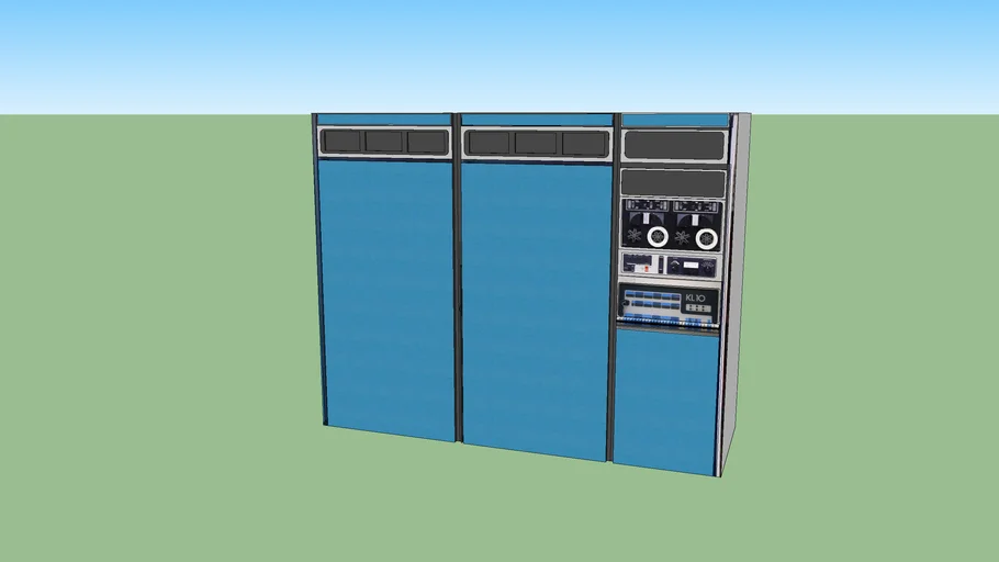 Digital (DEC) (DECSystem 10/ PDP-10) mainframe computer | 3D Warehouse