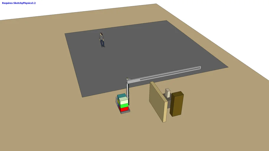 my first 3d scanner(sketchy physics) | 3D Warehouse