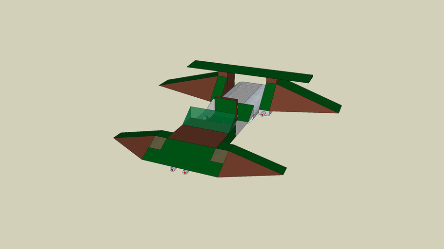Flying Attack Vehicle (Camo) | 3D Warehouse
