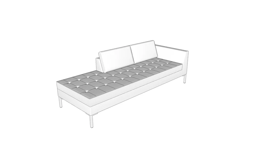 Paramount Daybed - Left | 3D Warehouse