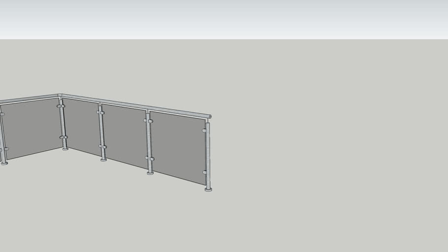 Glass Balustrade System | 3D Warehouse