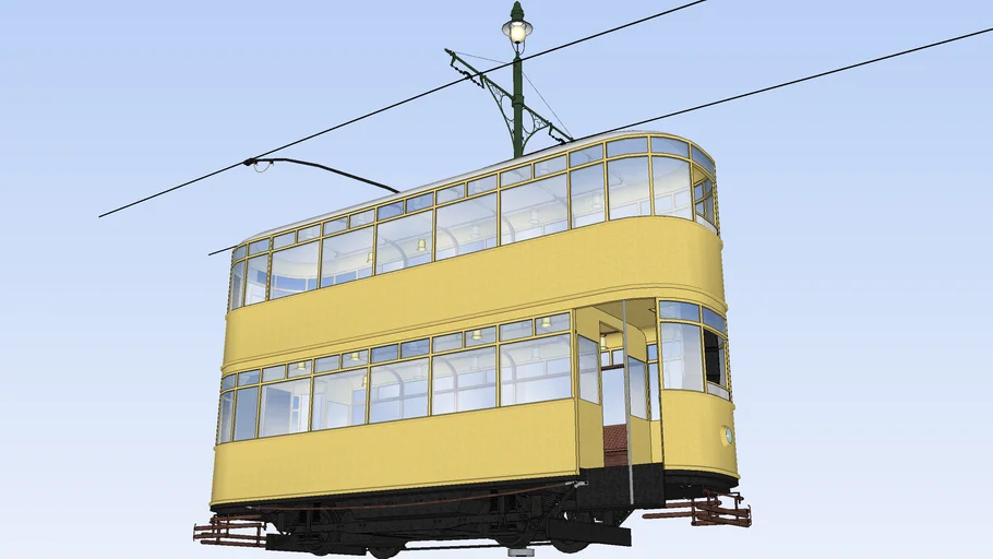 Double-decker tram | 3D Warehouse