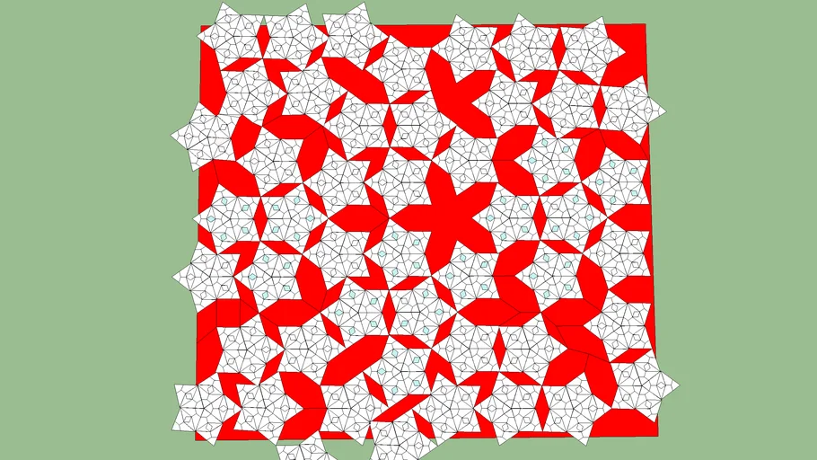 red white decagon | 3D Warehouse