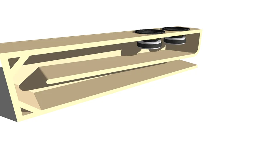 Dual Hybrid Audio I6SW Transmission Line | 3D Warehouse