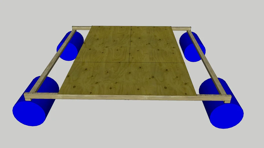 Barrell Raft | 3D Warehouse