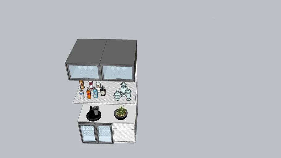 BarCabinet | 3D Warehouse