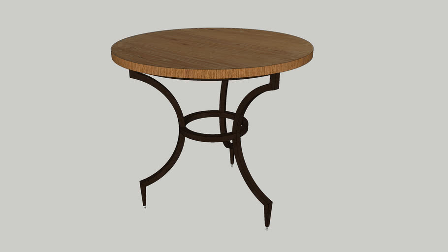 Fleming Round End Table | 3D Warehouse