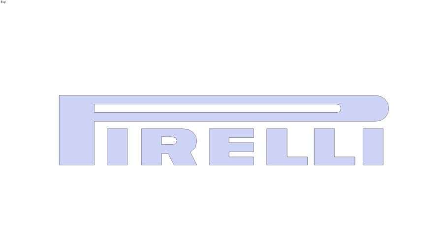 Pirelli Logo | 3D Warehouse