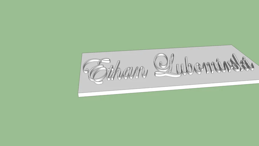 Ethan McCall | 3D Warehouse