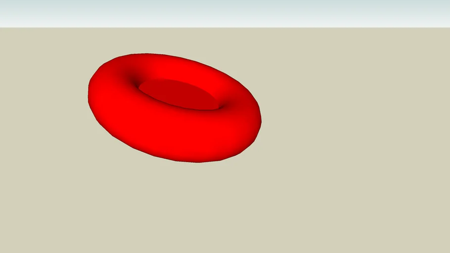 Human Red blood cell | 3D Warehouse