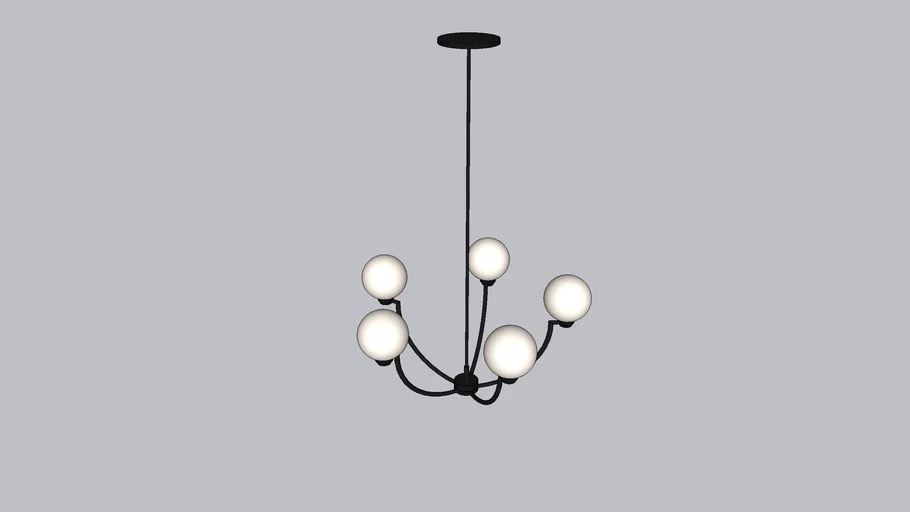 sphere chandelier | 3D Warehouse