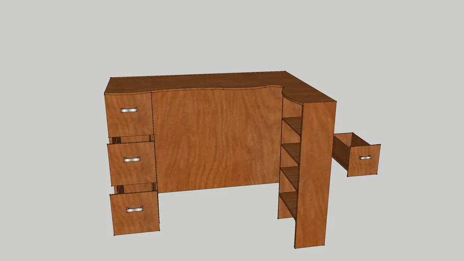 Wood table | 3D Warehouse