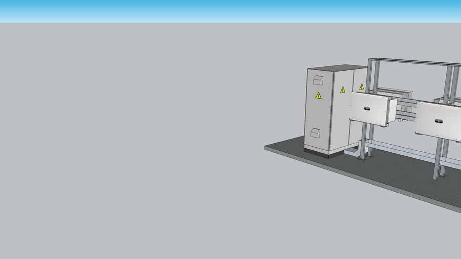 800kWp INVERTER STAND WITH HUAWEI 100KTL + PVDB | 3D Warehouse