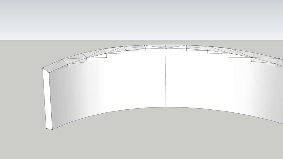 Curved Retaining Wall | 3D Warehouse