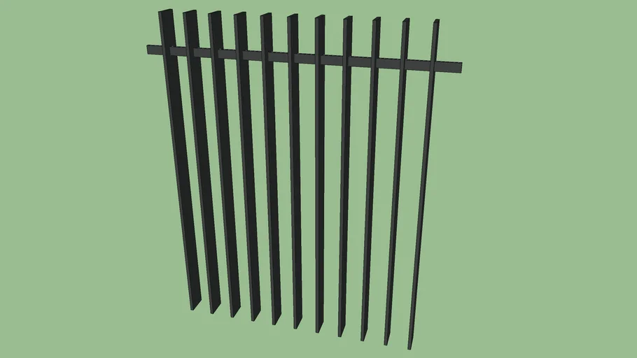 Dynamic Vertical metal railing | 3D Warehouse