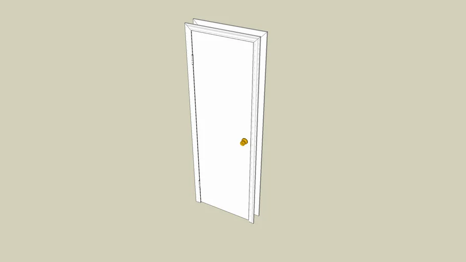 Door with Frame | 3D Warehouse
