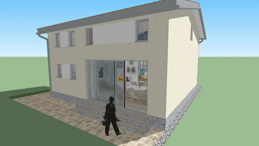 Suburban Square Family House | 3D Warehouse