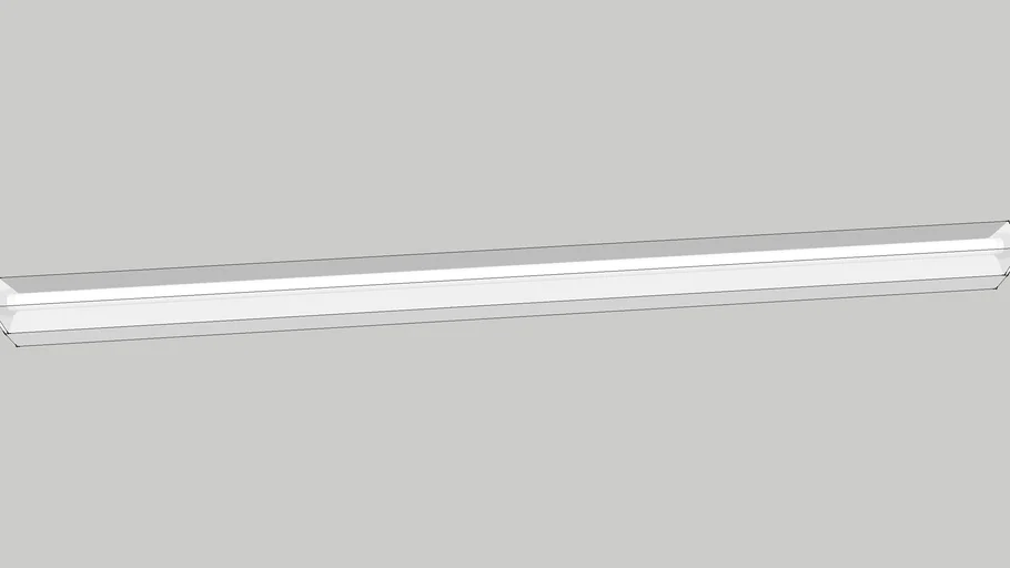 Fluorescent Lamp 58W | 3D Warehouse
