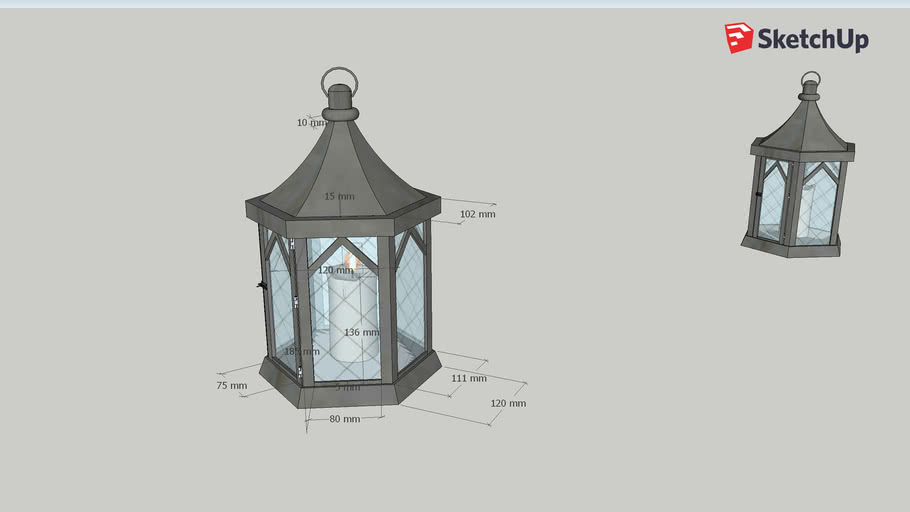 6 Sided Lantern DnD- Megan Gladding | 3D Warehouse