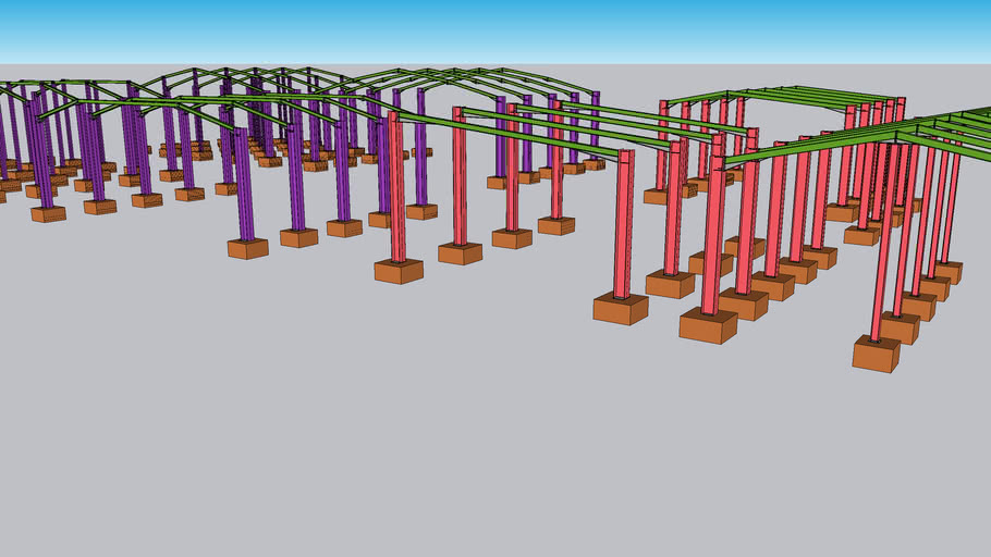 Types of Portal Frames | 3D Warehouse