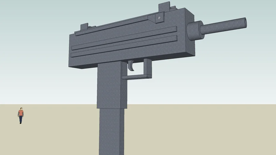 micro uzi | 3D Warehouse