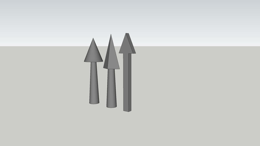 3 arrows | 3D Warehouse
