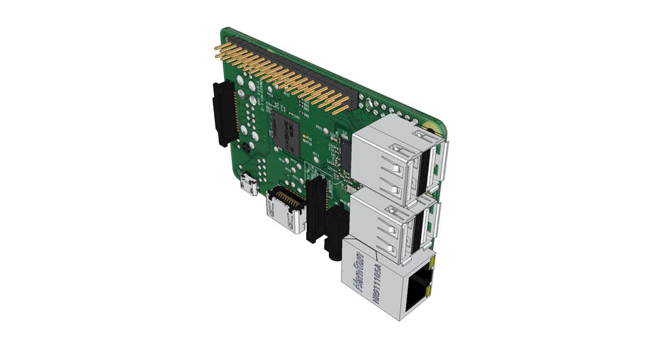 Raspberry PI model B+ | 3D Warehouse
