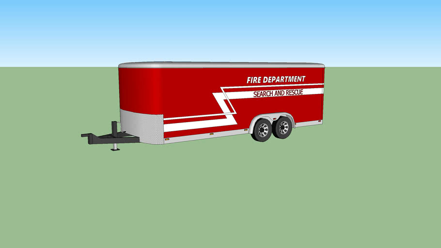 Fire Search and Rescue Trailer | 3D Warehouse