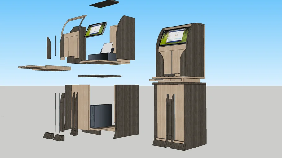 computer box | 3D Warehouse