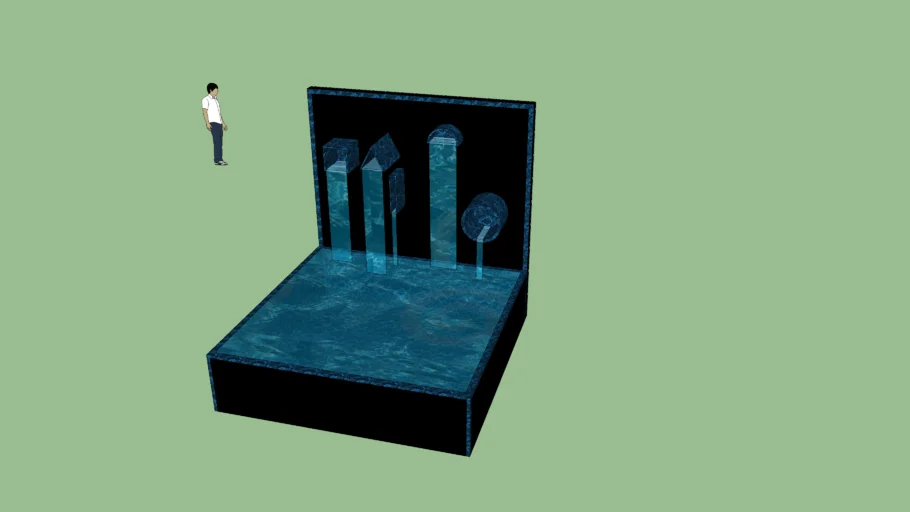 fountain water feature | 3D Warehouse