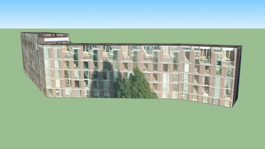 Edificio en 1094 CM Ámsterdam, Países Bajos | 3D Warehouse