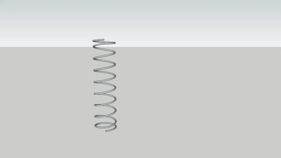 Compression Spring | 3D Warehouse