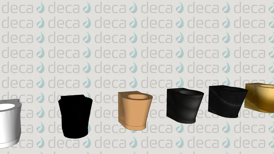Deca Bide 1 furo sem Ducha Dream Código B.321 | 3D Warehouse