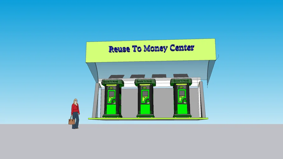 Recycle bin center | 3D Warehouse