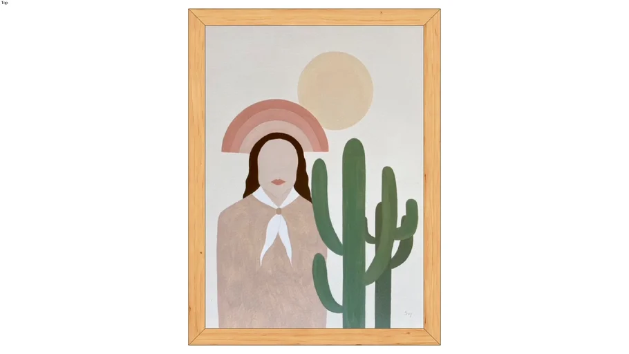 Leaf Ateliê - Quadro Maria Bonita | 3D Warehouse