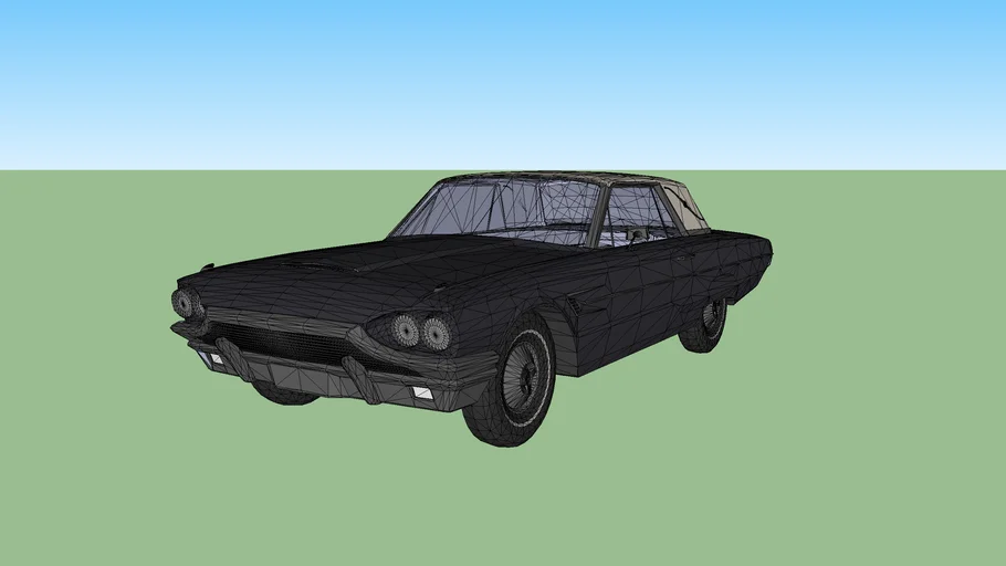 1957 ford thunderbird | 3D Warehouse
