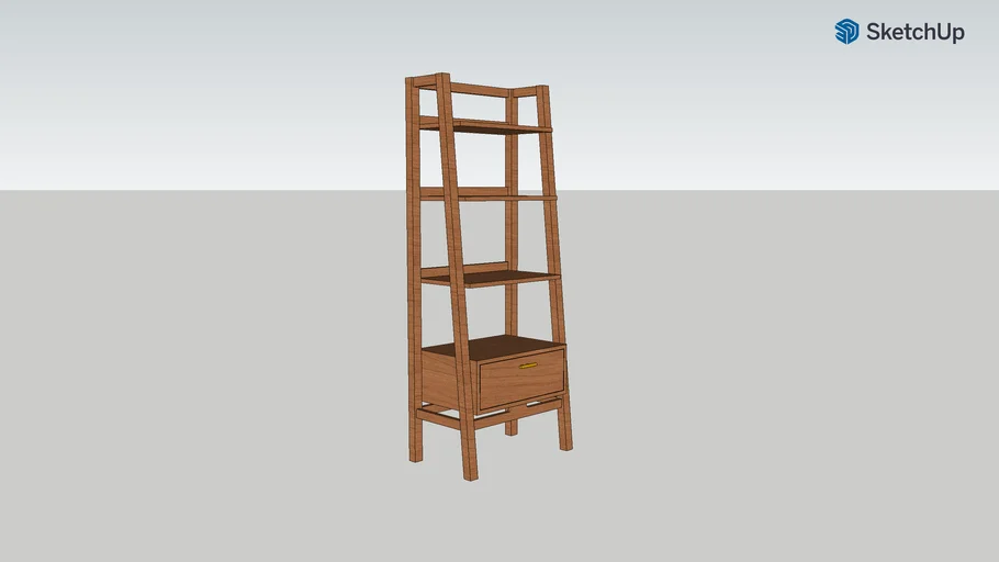 Librero h by haus Margot contemporáneo de MDF | 3D Warehouse